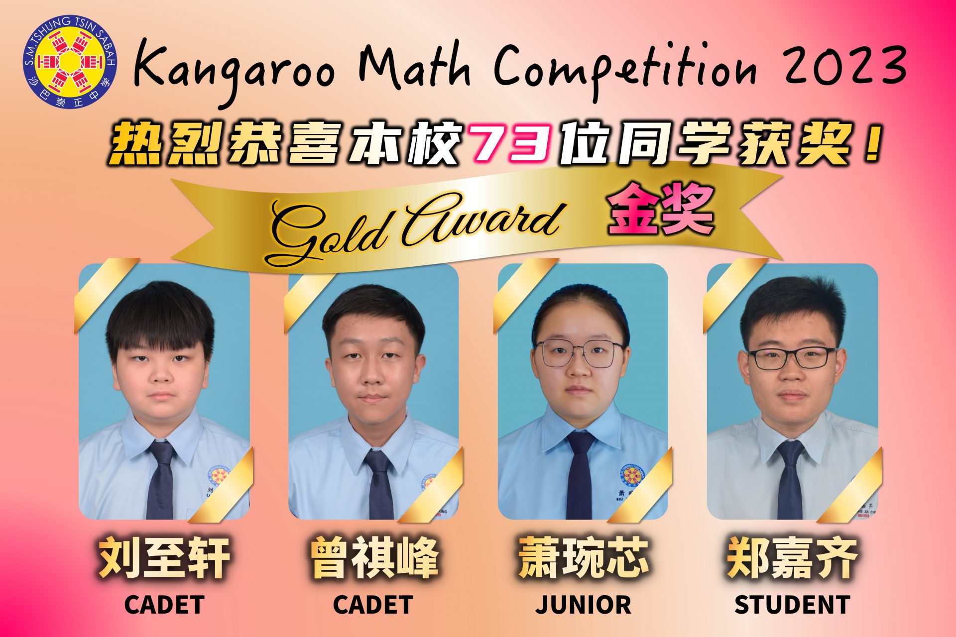 2023年Kangaroo Math Competition - 沙巴崇正中学
